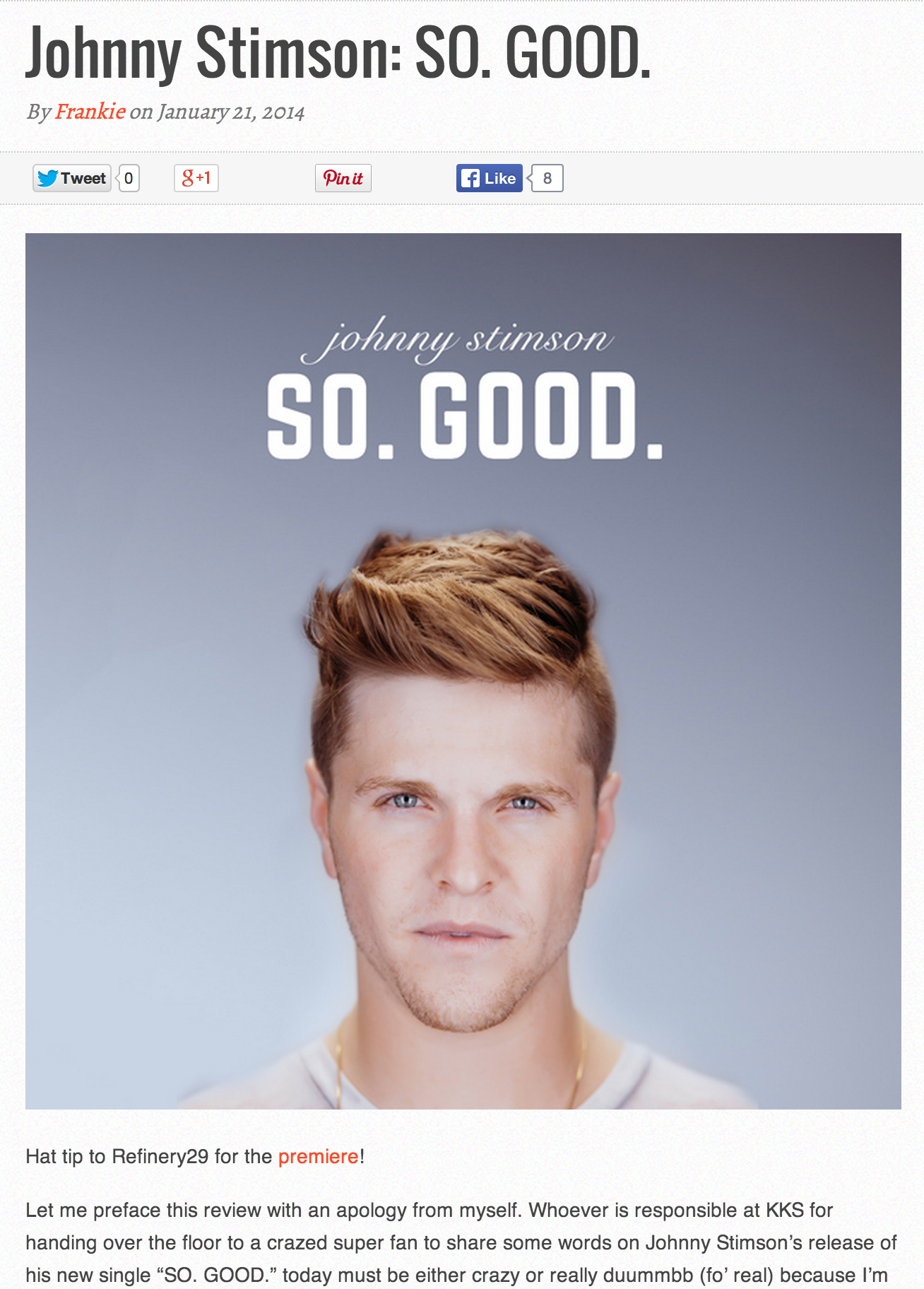 JOHNNY STIMSON
