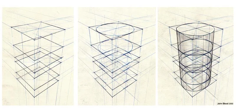 How To Draw A Cylinder In Perspective