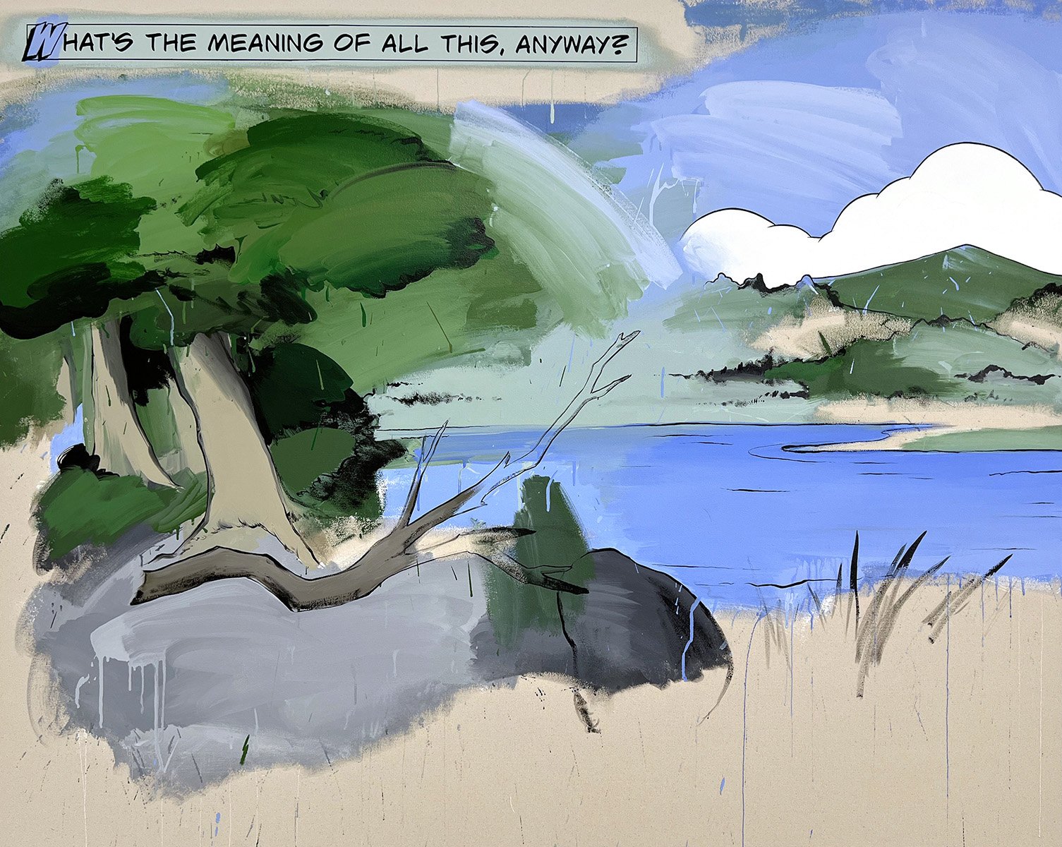 Paintings on Canvas and Paper — RYAN COLEMAN ART