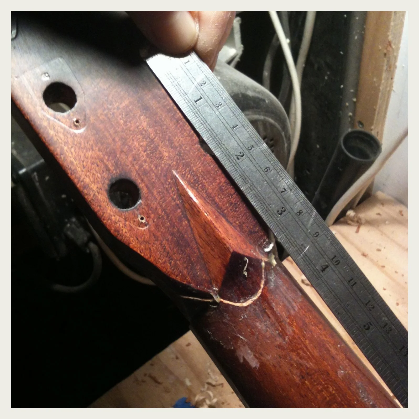 Headstock Repairs - More on Reinforcement — Haze Guitars