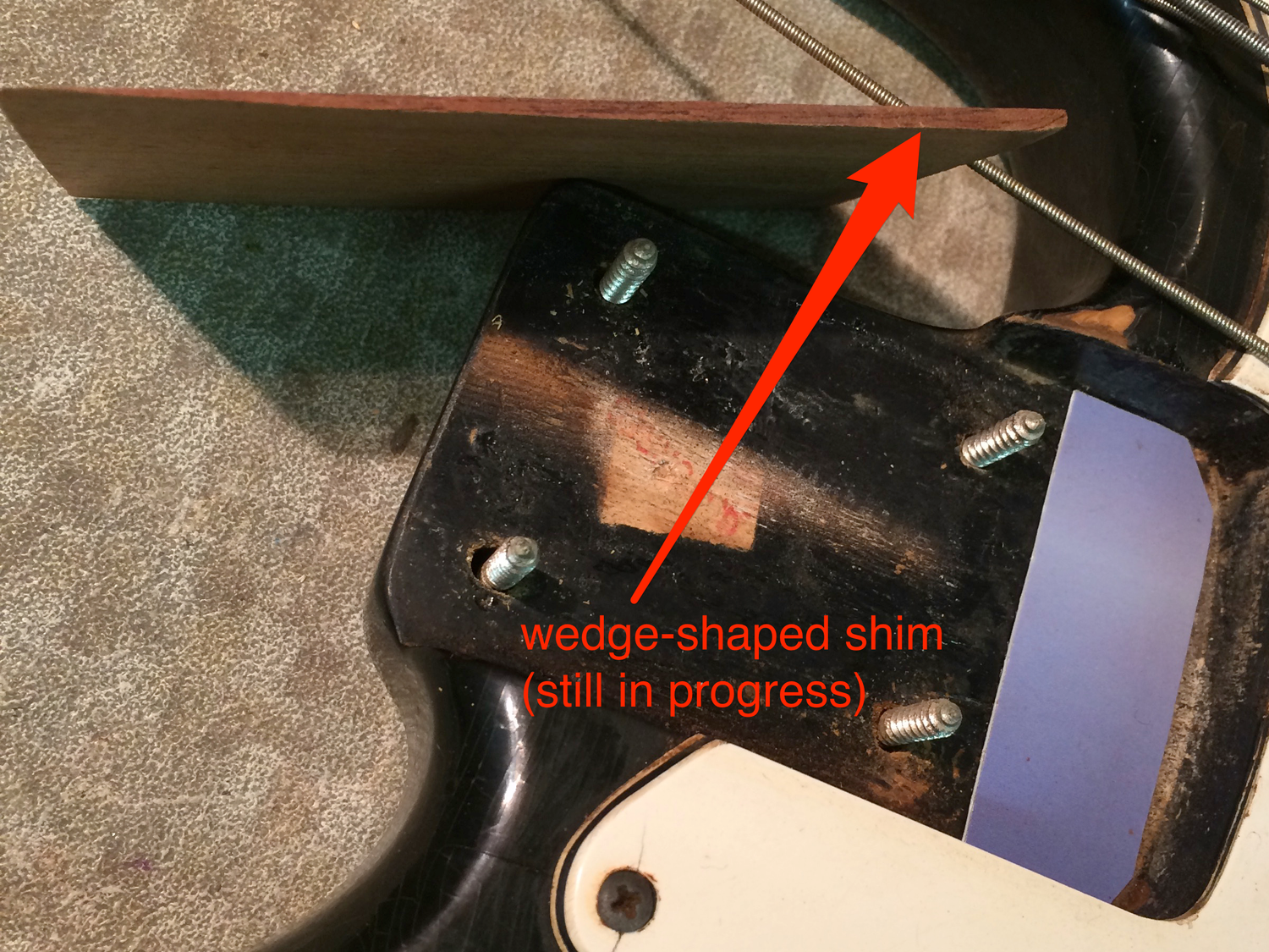 How to Shim a Bolt-On Neck — Haze Guitars