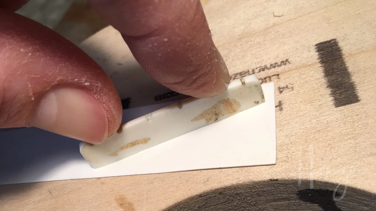 Shimming a Guitar Nut with Paper — Haze Guitars