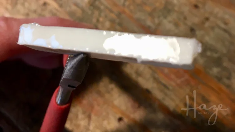 Shimming a Guitar Nut with Paper — Haze Guitars