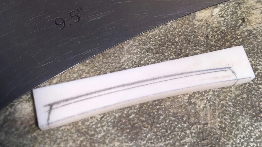How to Make a Bone Nut — Haze Guitars