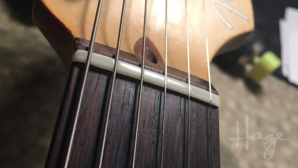 How to Make a Bone Nut Part 2 — Haze Guitars
