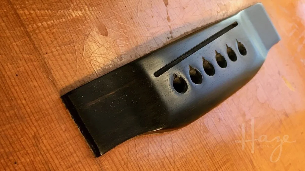 Acoustic Guitar Bridge Crack Repair — Haze Guitars