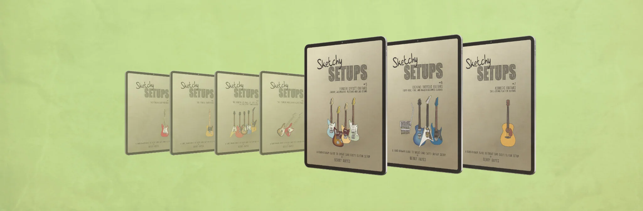 All new Sketchy Setups ebooks launch soon! — Haze Guitars