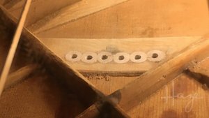 Repairing a damaged acoustic guitar bridge plate — Haze Guitars