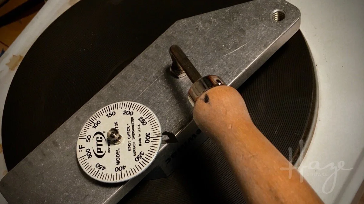 Repairing a damaged acoustic guitar bridge plate — Haze Guitars