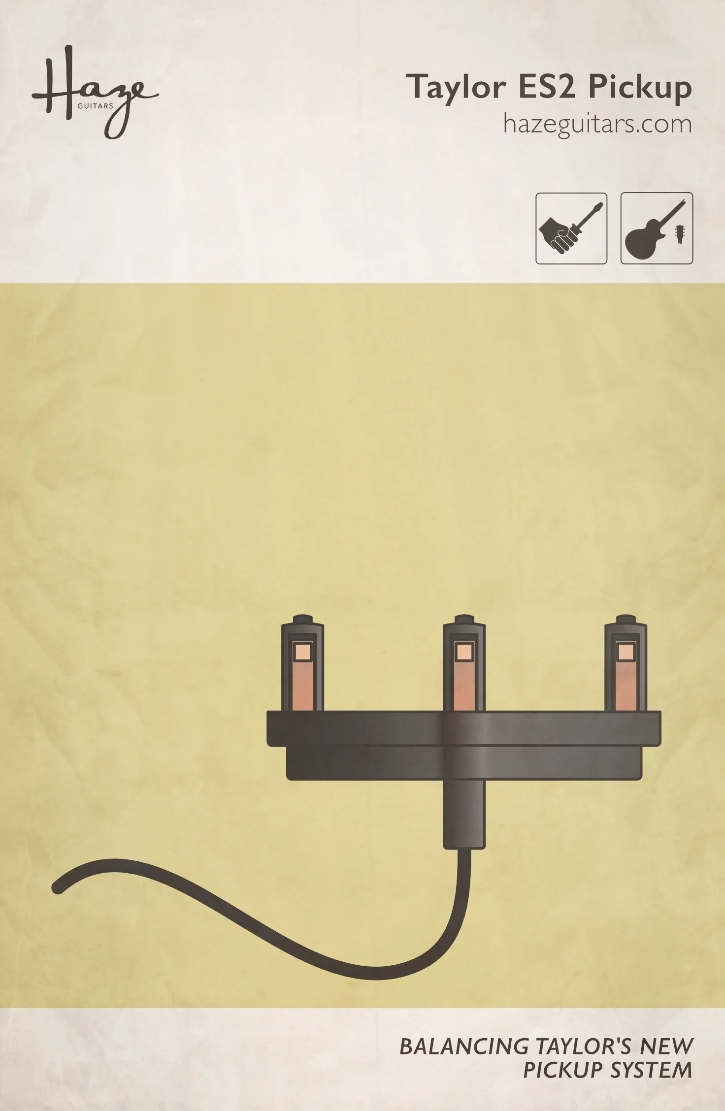 Taylor ES2 Pickup Balancing — Haze Guitars