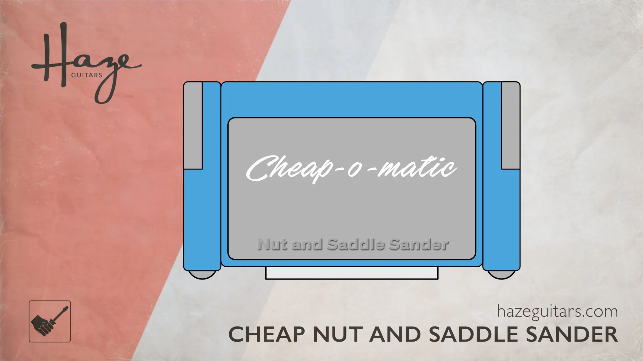 Tools: Poor Man's Saddle Sander — Haze Guitars