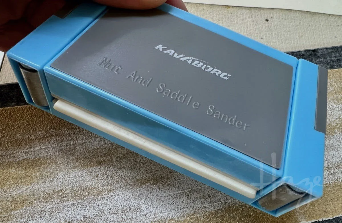 Tools: Poor Man's Saddle Sander — Haze Guitars