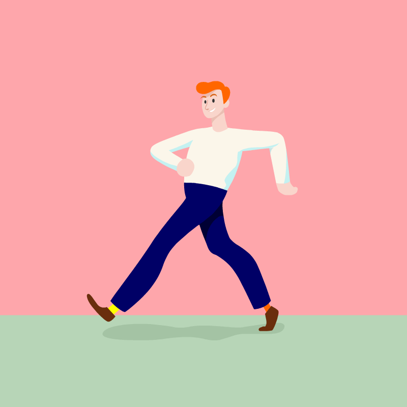 Walking Man Animation Gif