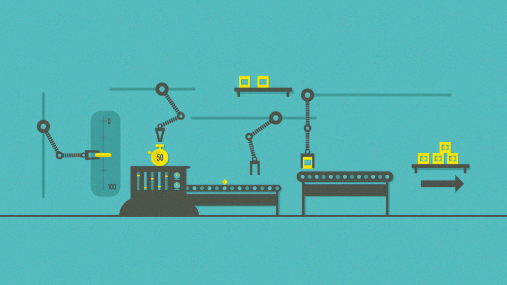 Production Line Animation