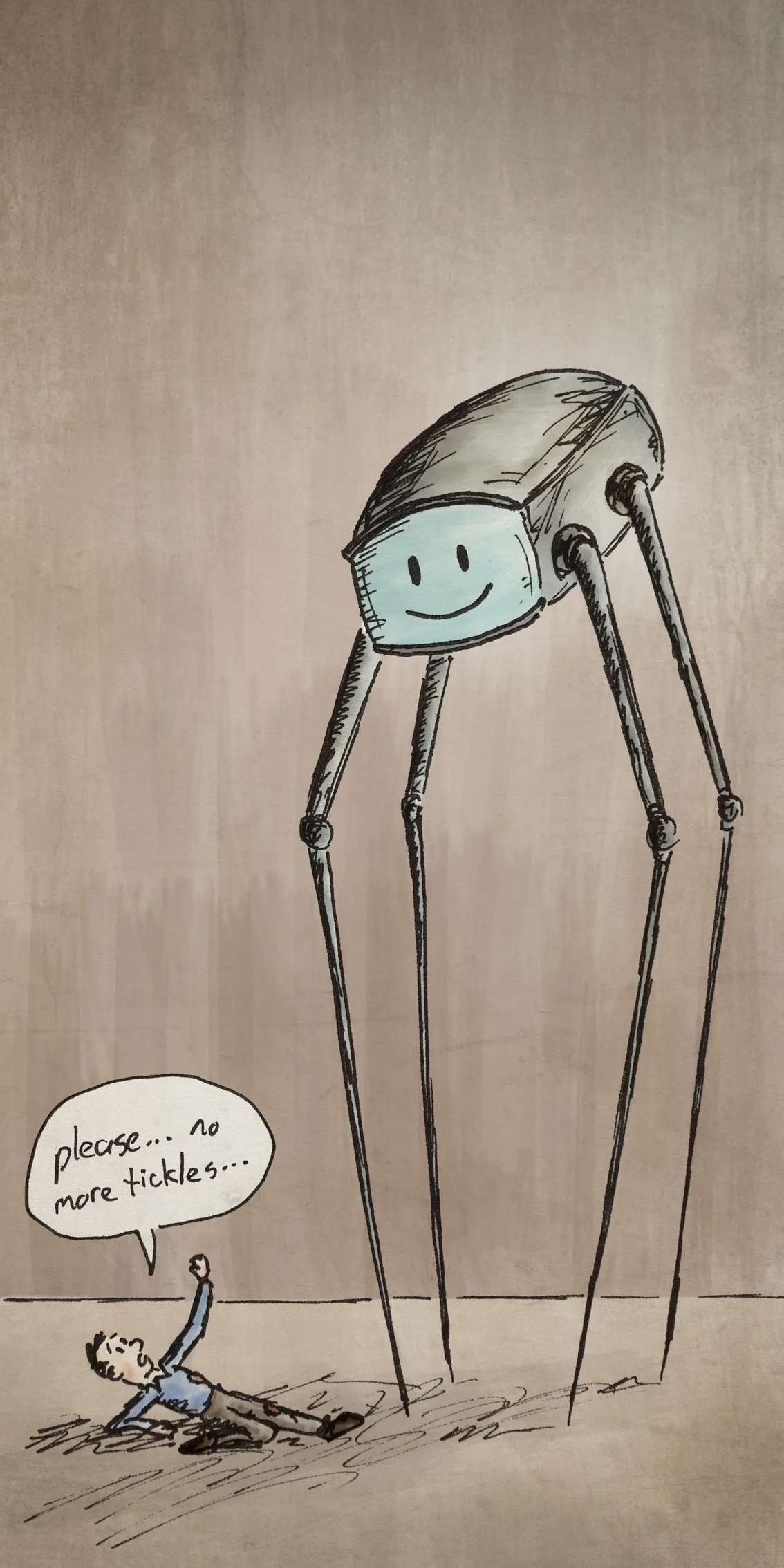 warm-hearted tickle machine — Darren Lebeuf