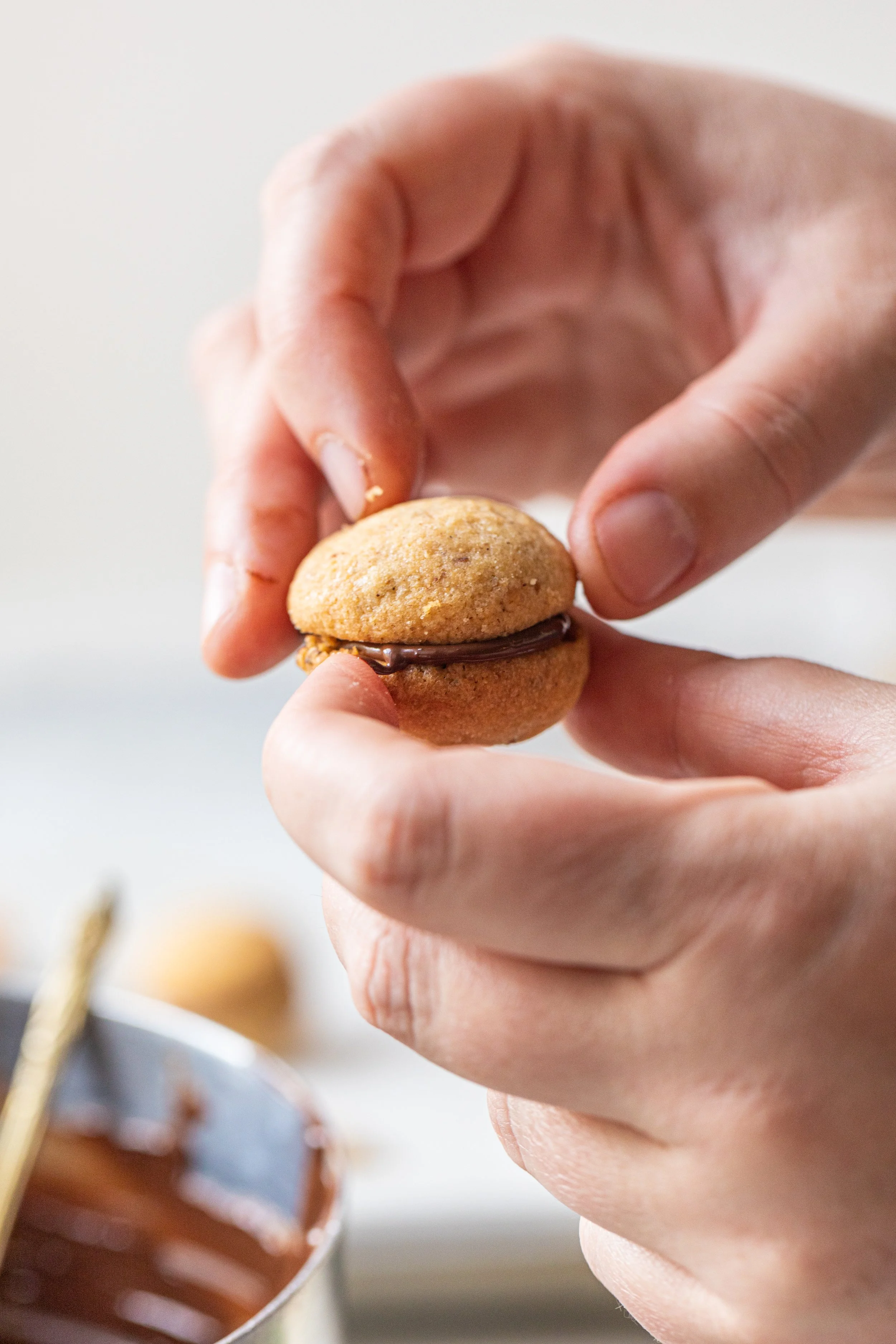 Baci di Dama/ Italian Hazelnut Cookies — Middle Eastern Pantry ...