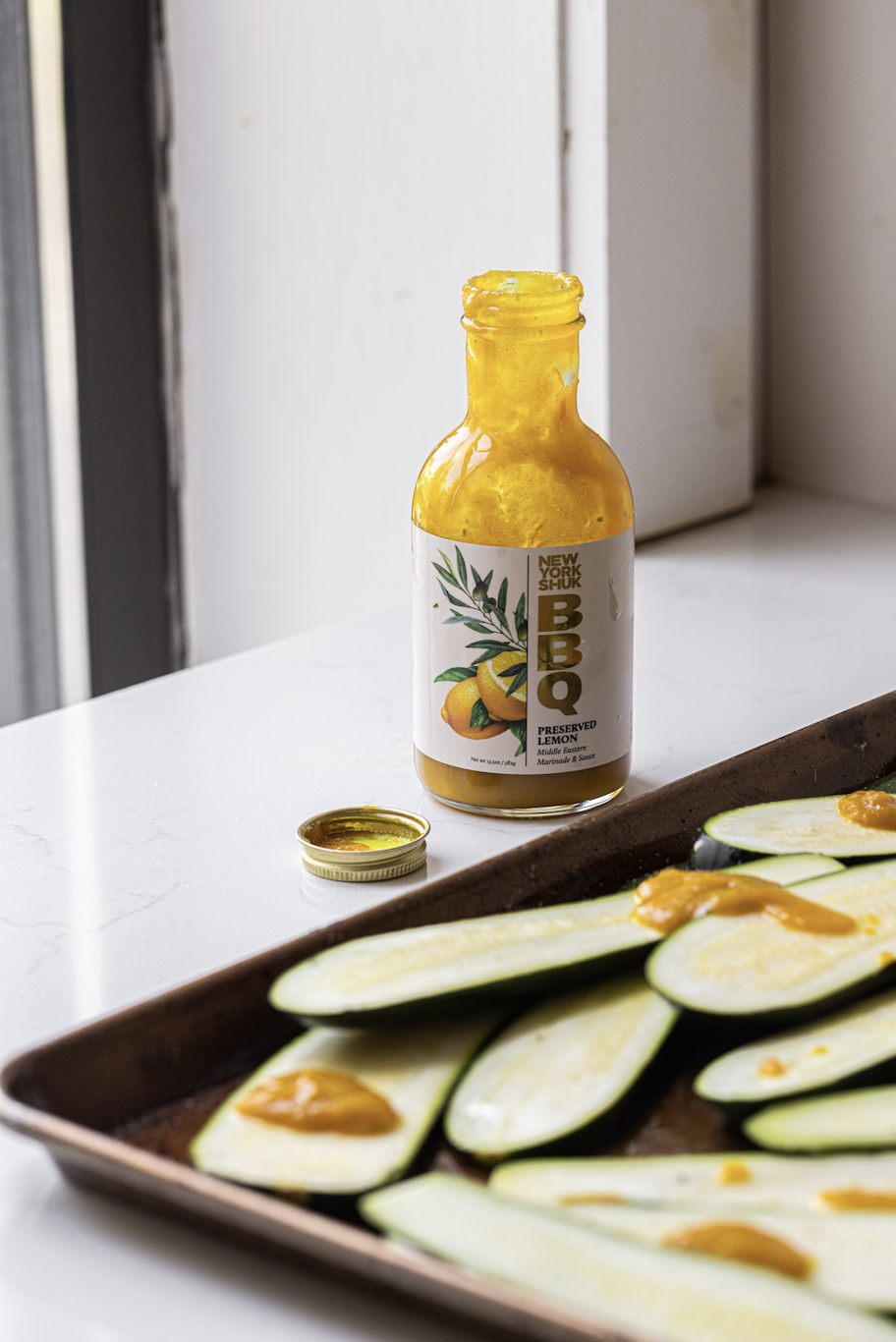 Golden Tahini with Grilled Zucchini, Herbs and Pine Nuts — Middle ...