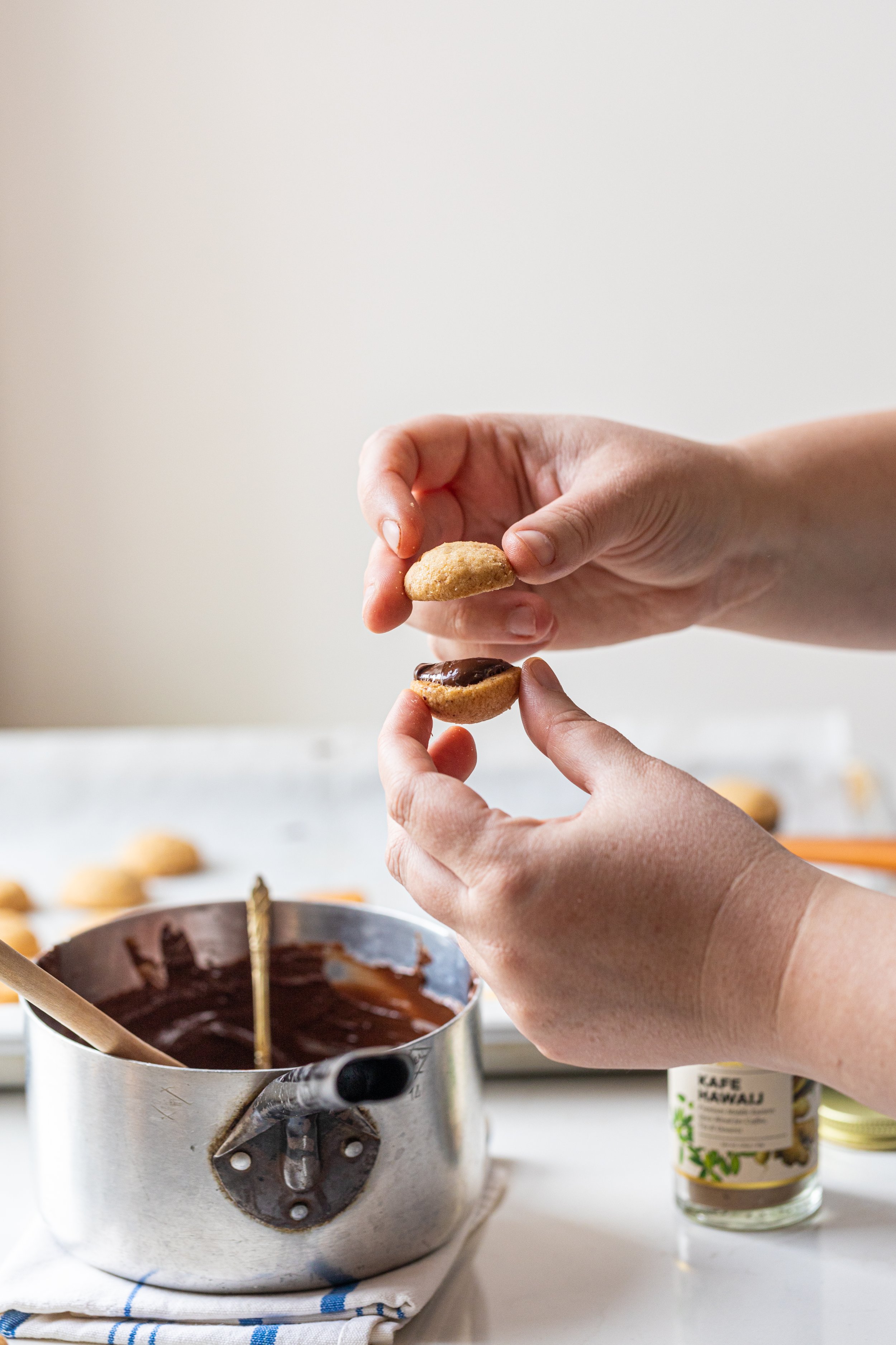 Baci di Dama/ Italian Hazelnut Cookies — Middle Eastern Pantry ...