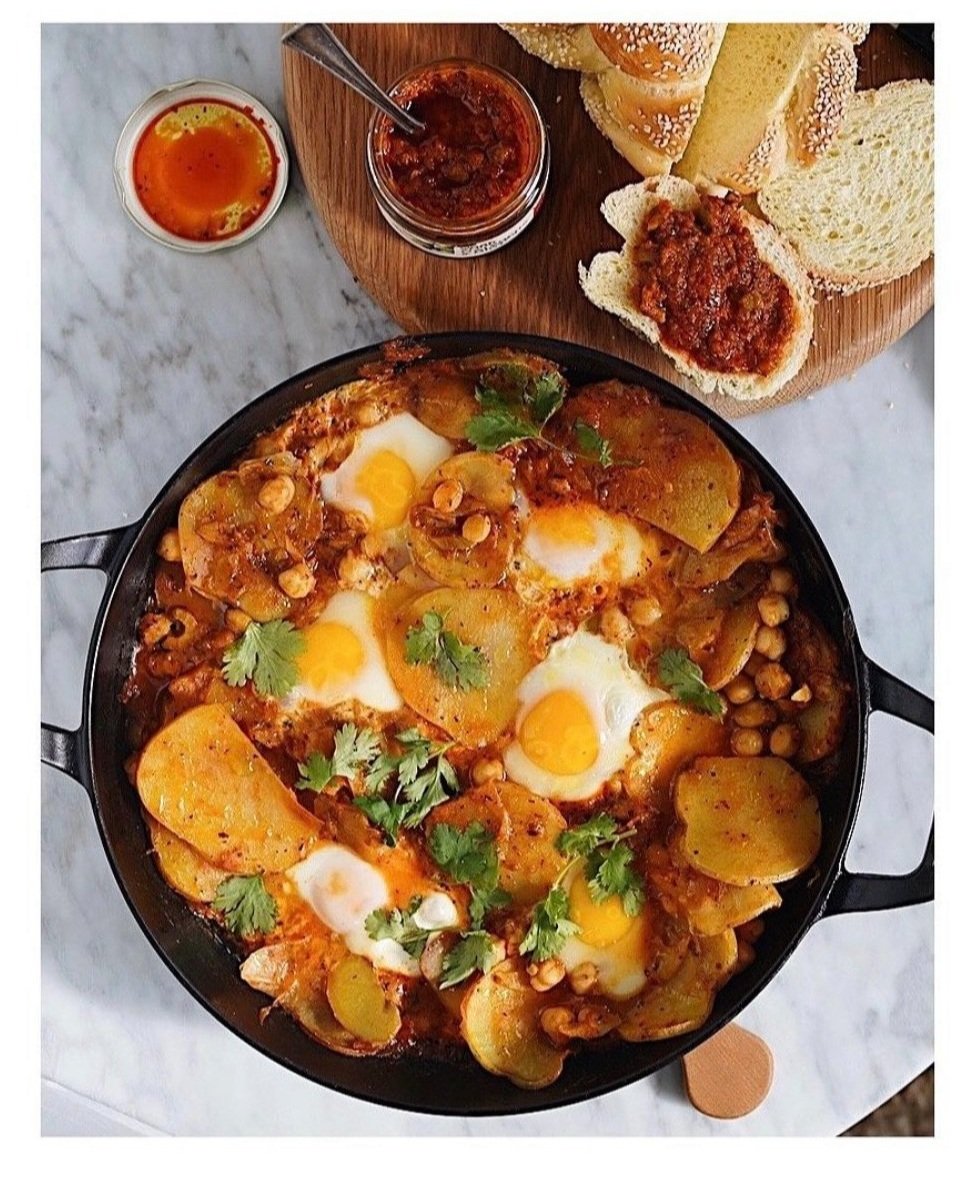 Potato & Leek Matbucha Shakshuka by Hetty McKinnon — Middle Eastern ...