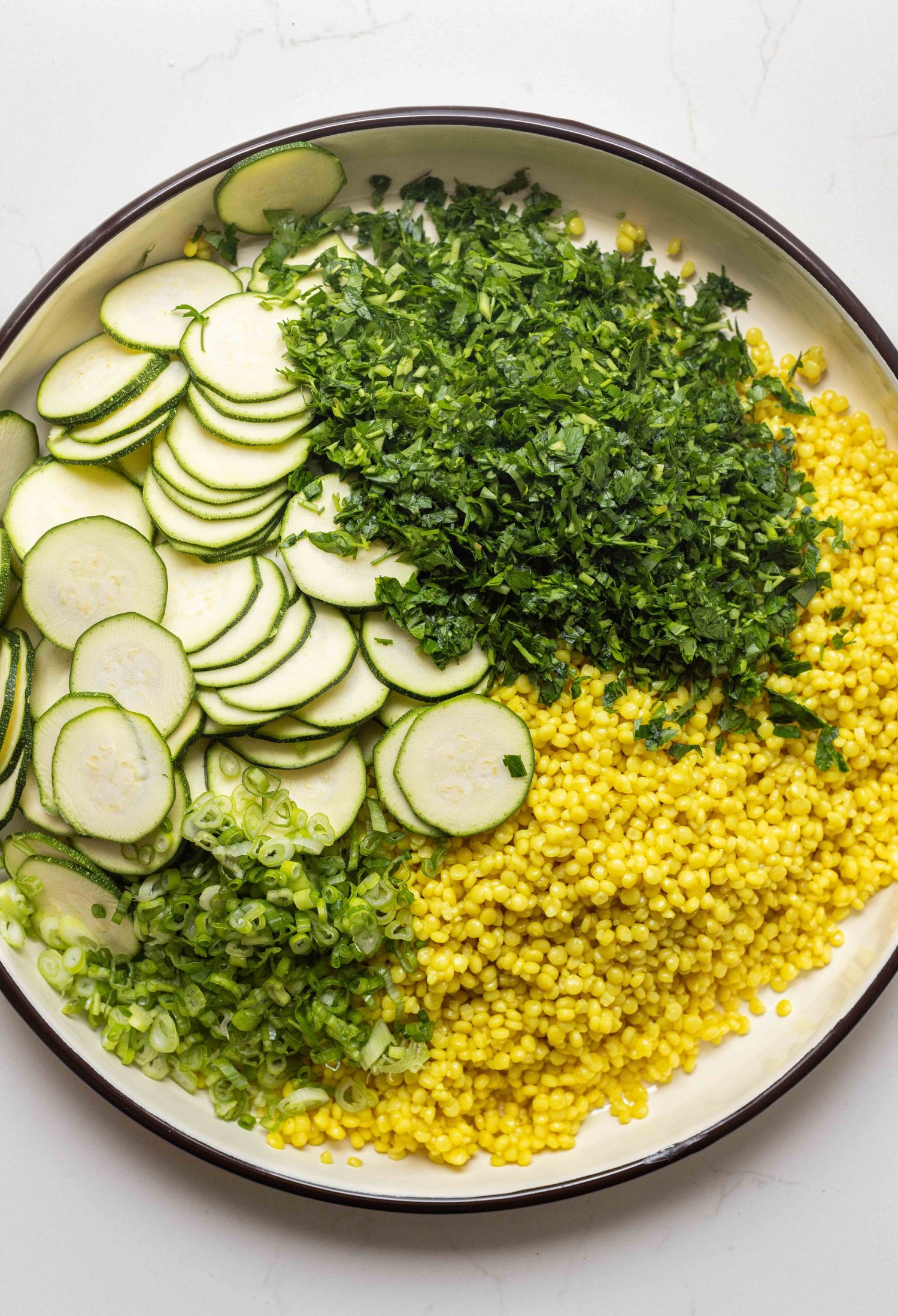 Israeli Couscous Salad with Zucchini, Herbs and Preserved Lemon ...