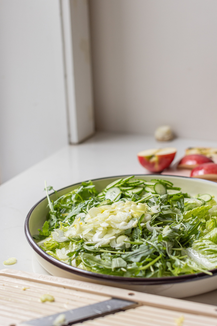 Greens Salad with Preserved Lemon and Sumac Dressing — Middle Eastern ...