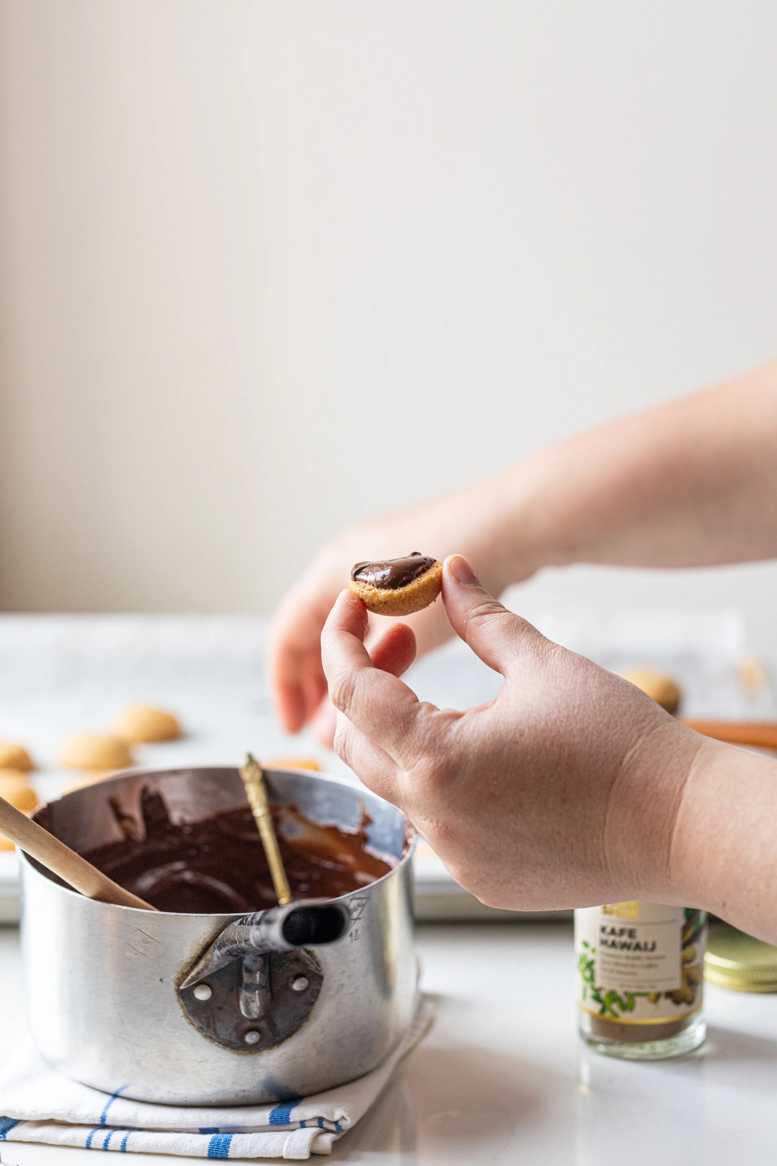 Baci di Dama/ Italian Hazelnut Cookies — Middle Eastern Pantry ...