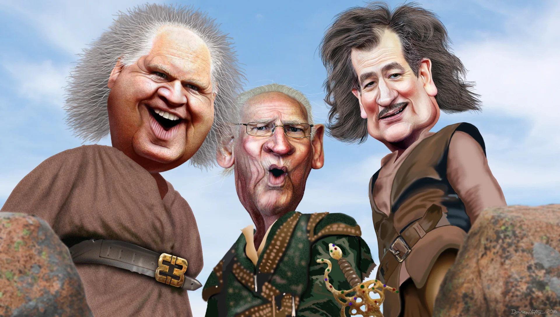 DonkeyHotey - Caricatures and Cartoons