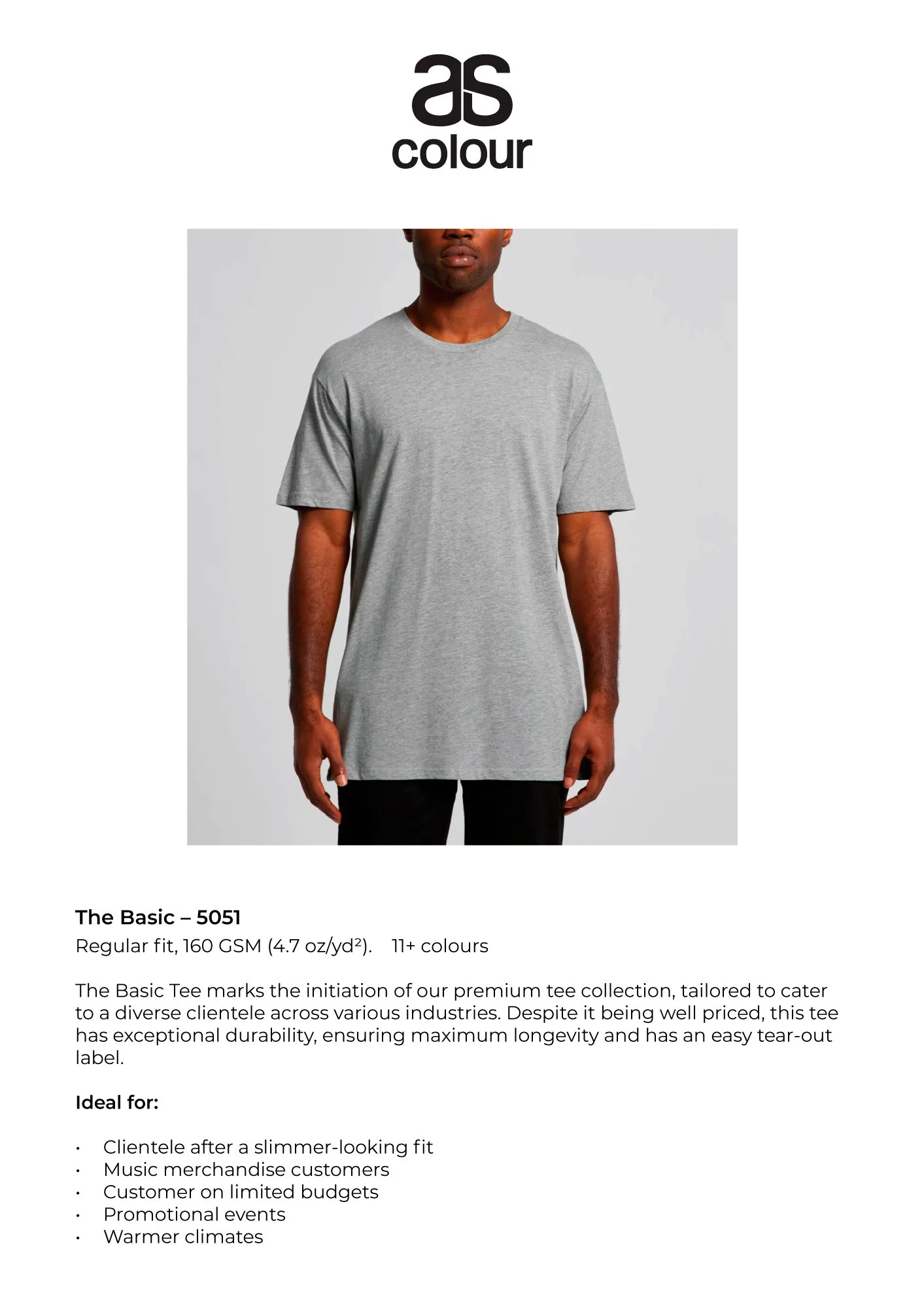 GUIDE TO OUR CORE T-SHIRT STYLES. — Excellent Screen Printers