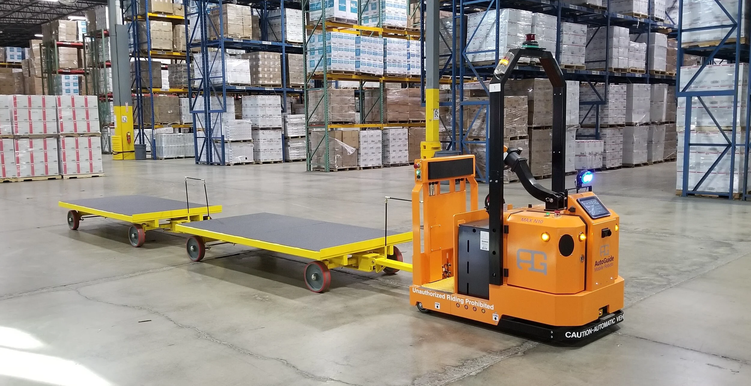 AutoGuide - MAX N10 Automated Tugger | Industrial Control