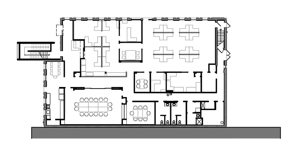 Modern Hotel Ground Floor Plan