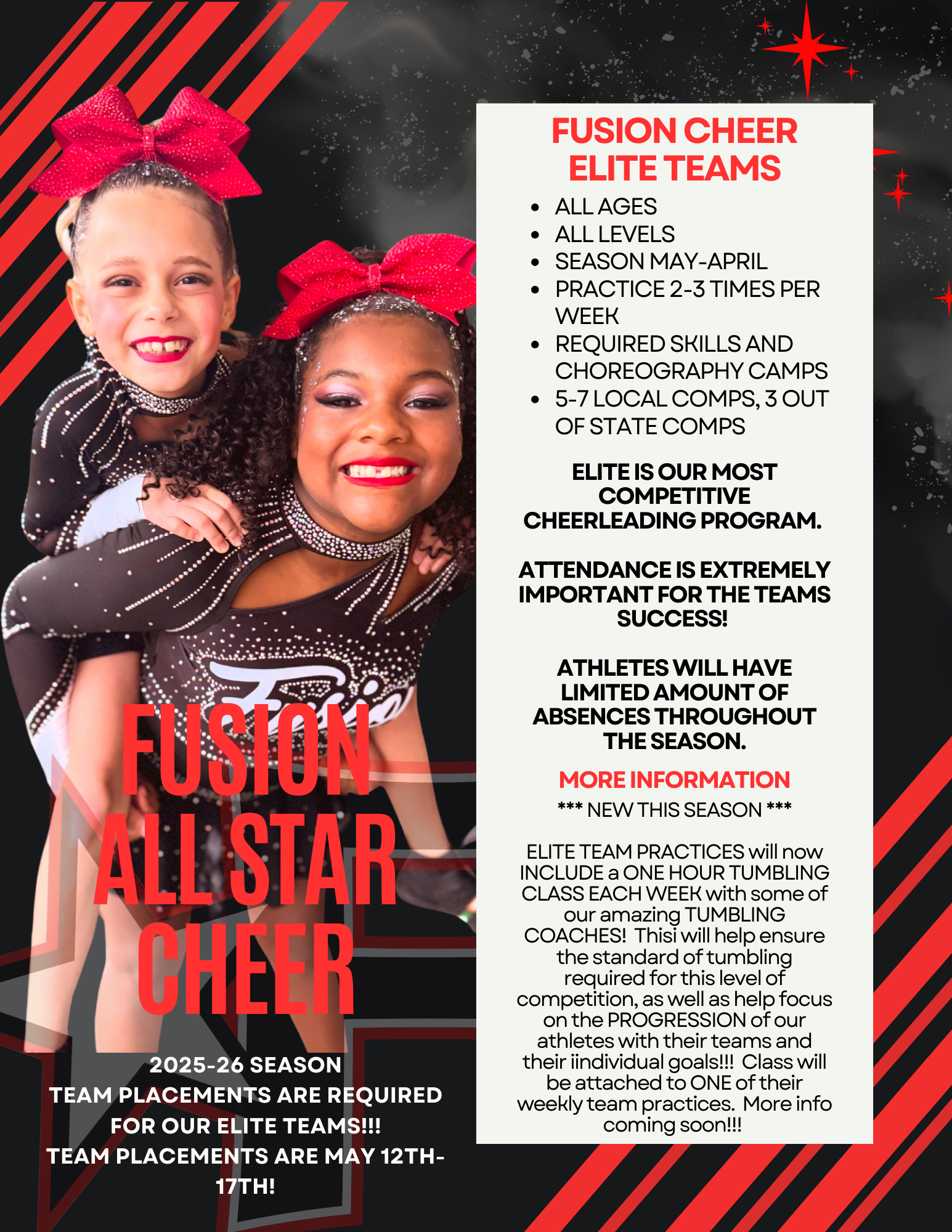 Teams for all ages and abilities — Utah Fusion All-Stars