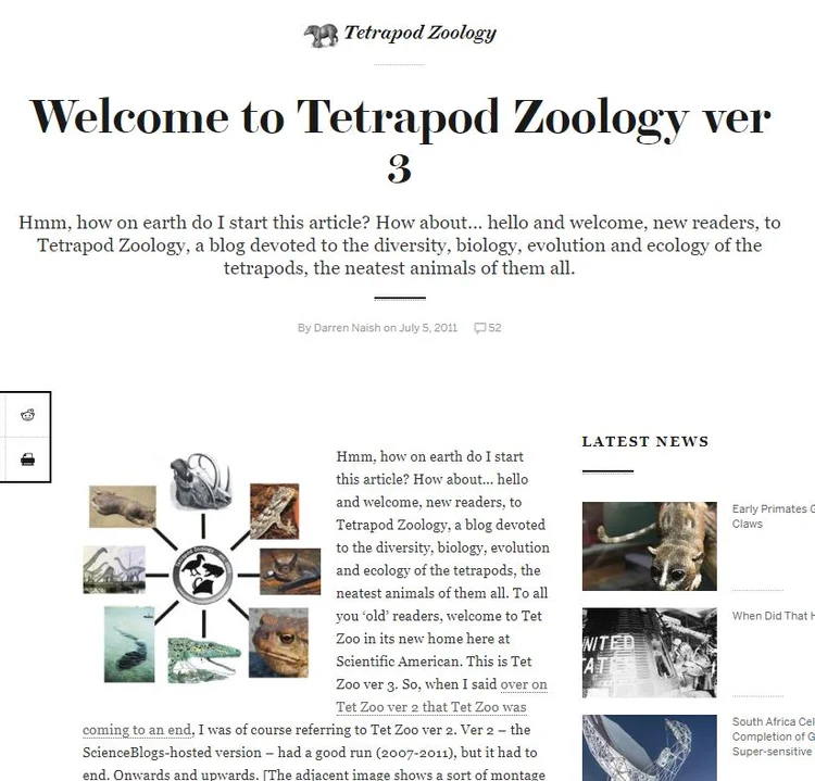 Welcome to Tetrapod Zoology ver 4 — Tetrapod Zoology
