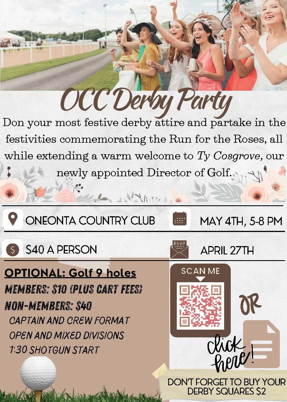 Events — Oneonta Country Club