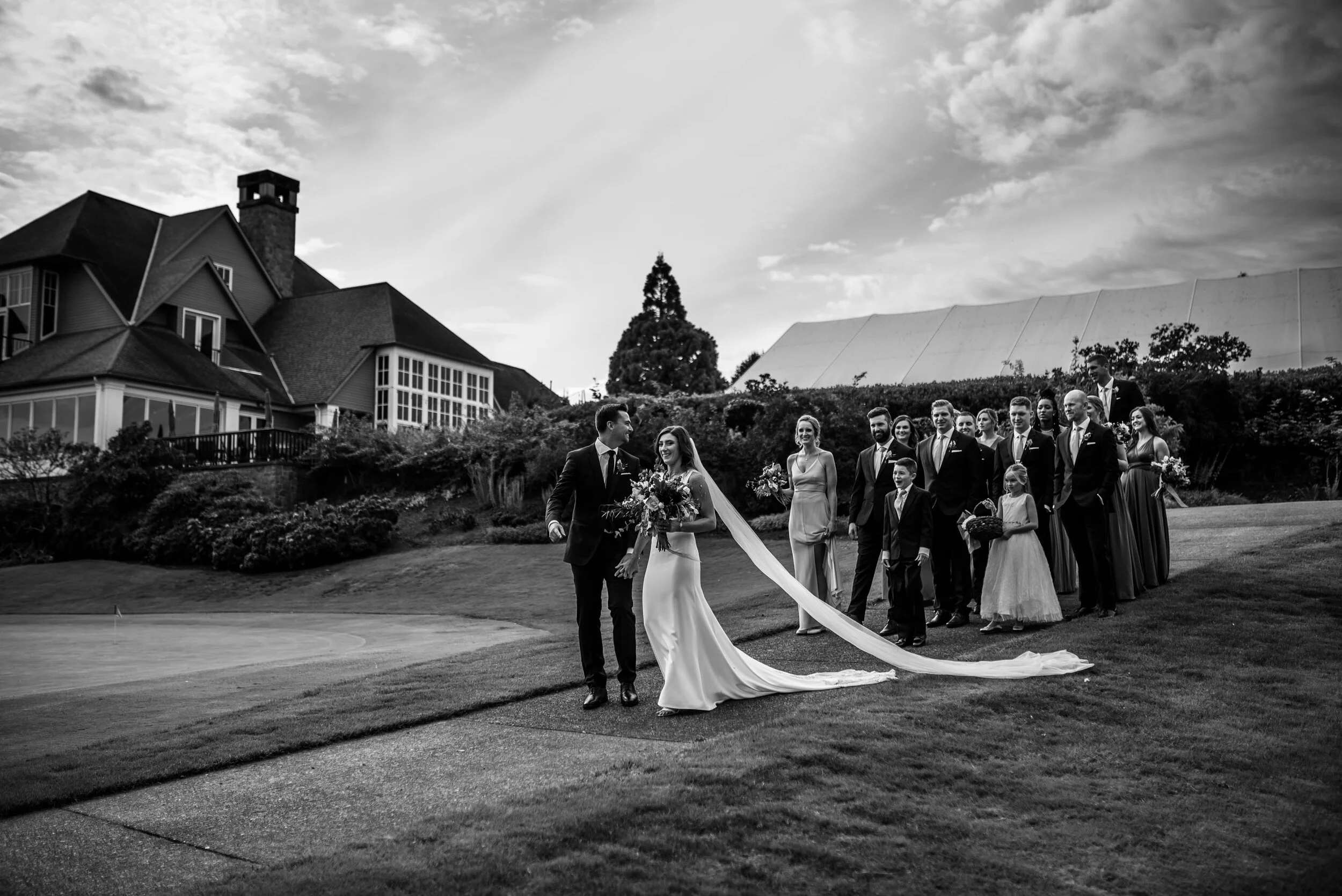 Kevin + Hannah | Oregon Golf Club Wedding Photos — Peter Mahar Photography