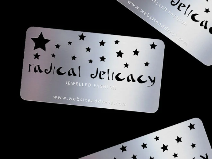 Mini Metal Business Cards — PlasmaDesign