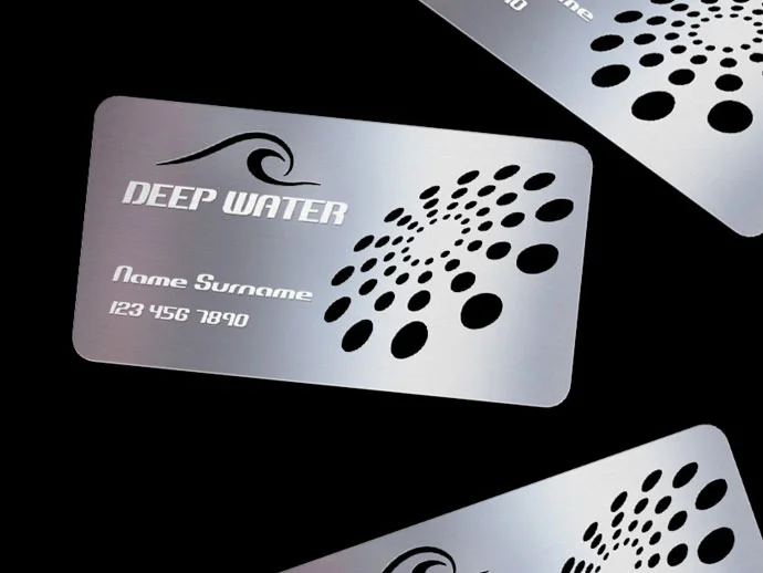 Mini Metal Business Cards — PlasmaDesign