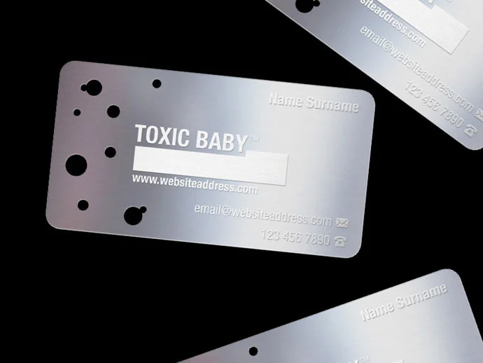 Mini Metal Business Cards — PlasmaDesign