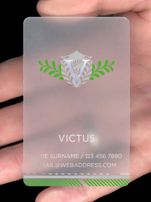 Translucent Plastic Cards — PlasmaDesign