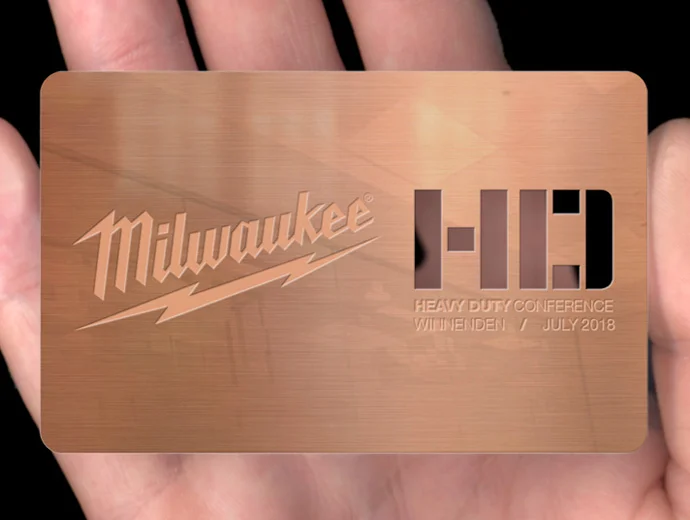 Gold Metal Business Cards — PlasmaDesign