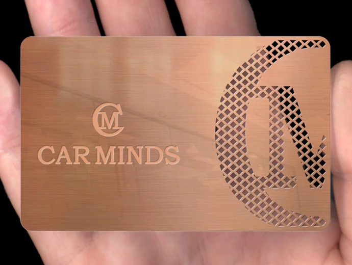 Gold Metal Business Cards — PlasmaDesign