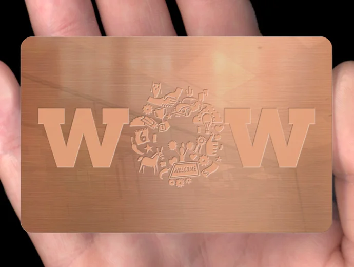 Gold Metal Business Cards — PlasmaDesign