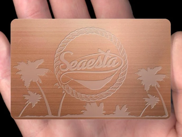 Copper Business Cards — PlasmaDesign