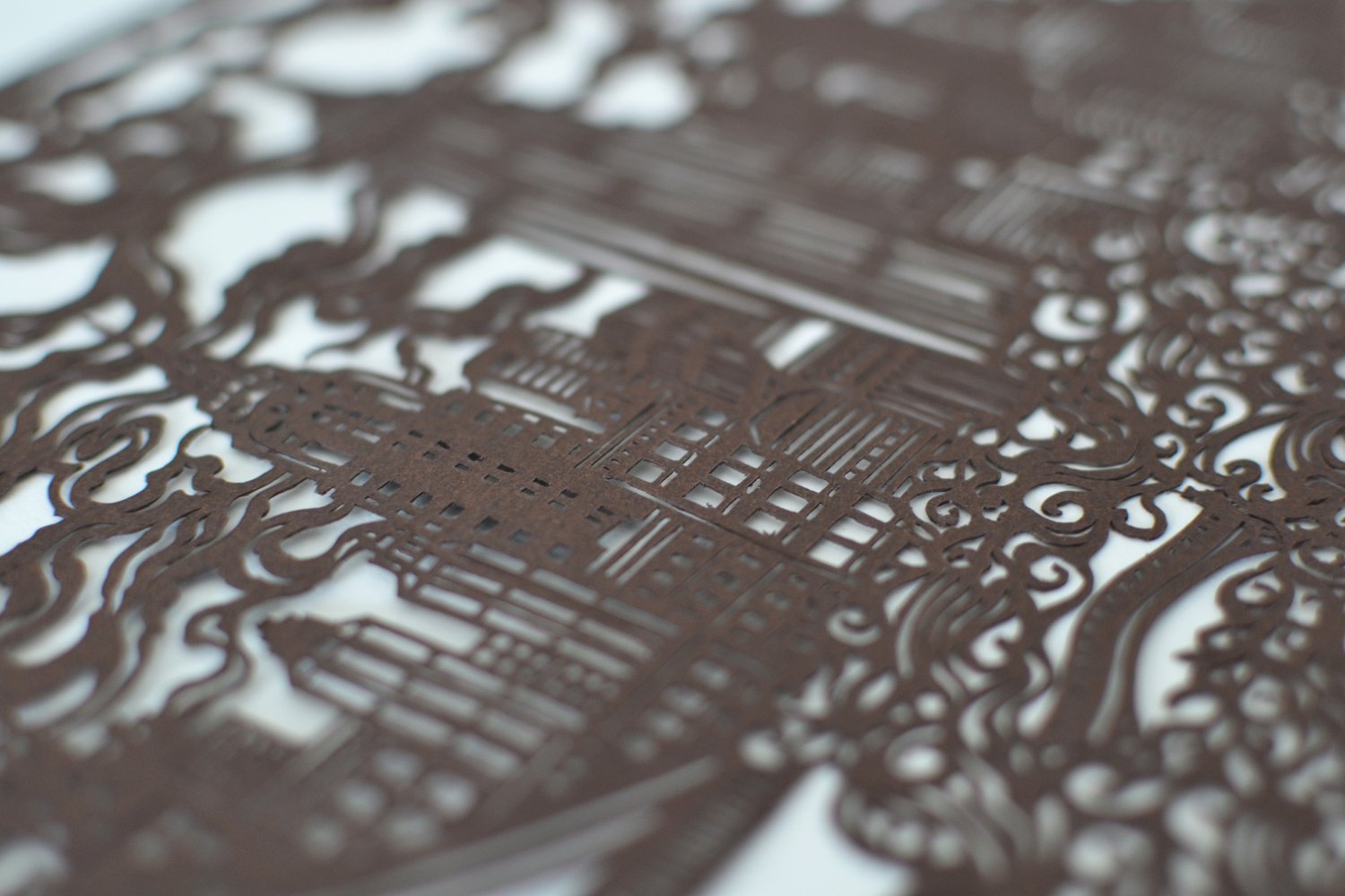 New York Cityscape - Mini Paper Cut — Andy Singleton - Artist