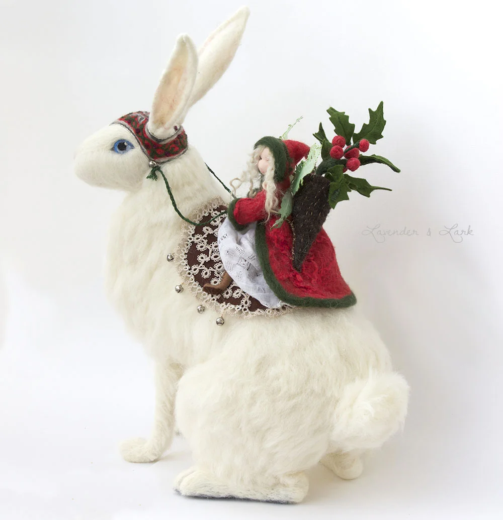 The Holly Faerie & the Hare — Lavender & Lark