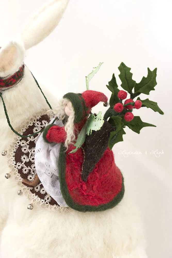 The Holly Faerie & the Hare — Lavender & Lark