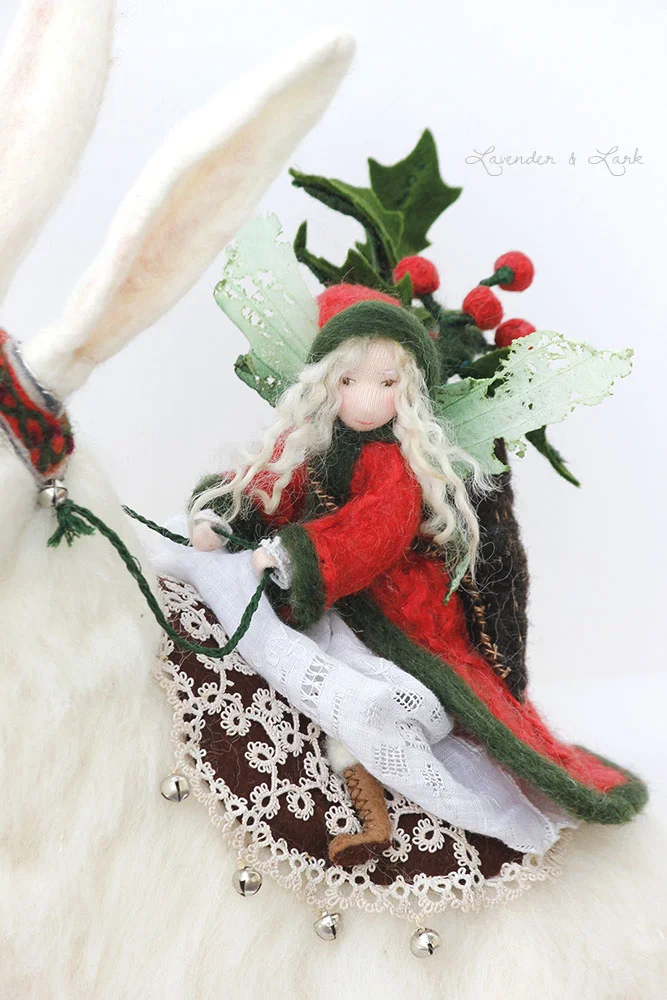 The Holly Faerie & the Hare — Lavender & Lark
