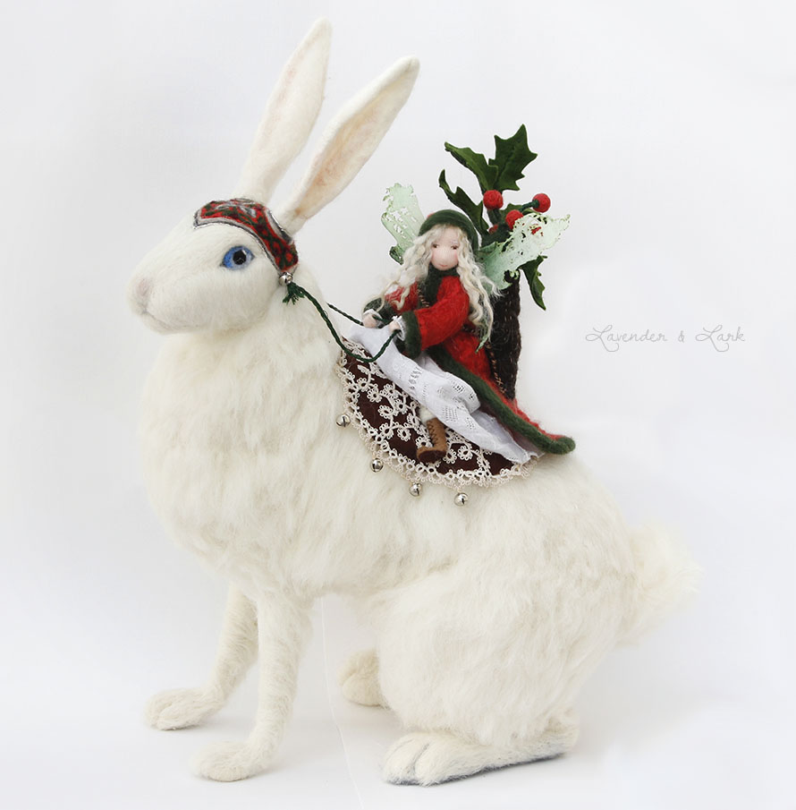The Holly Faerie & the Hare — Lavender & Lark