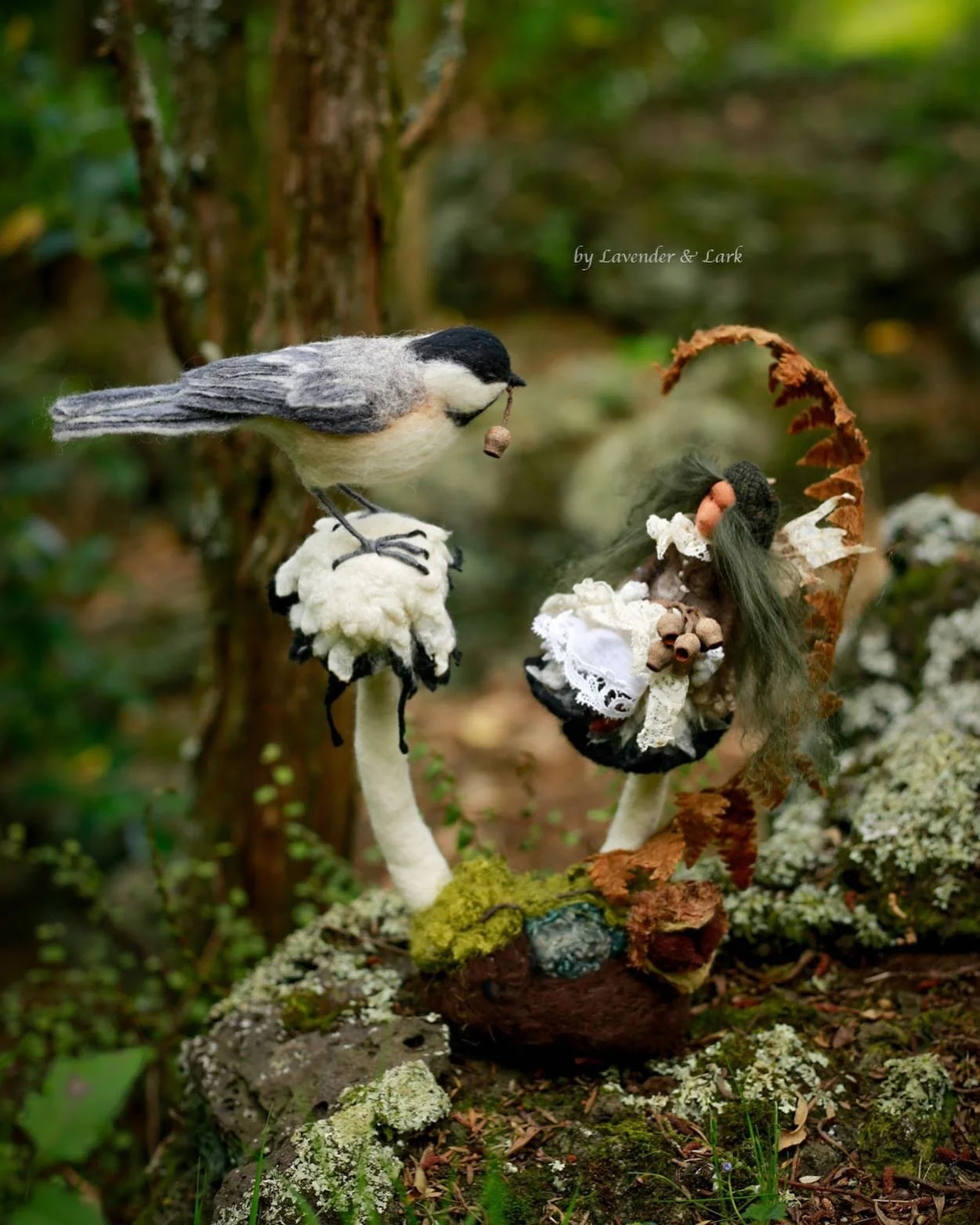 The Holly Faerie & the Hare — Lavender & Lark