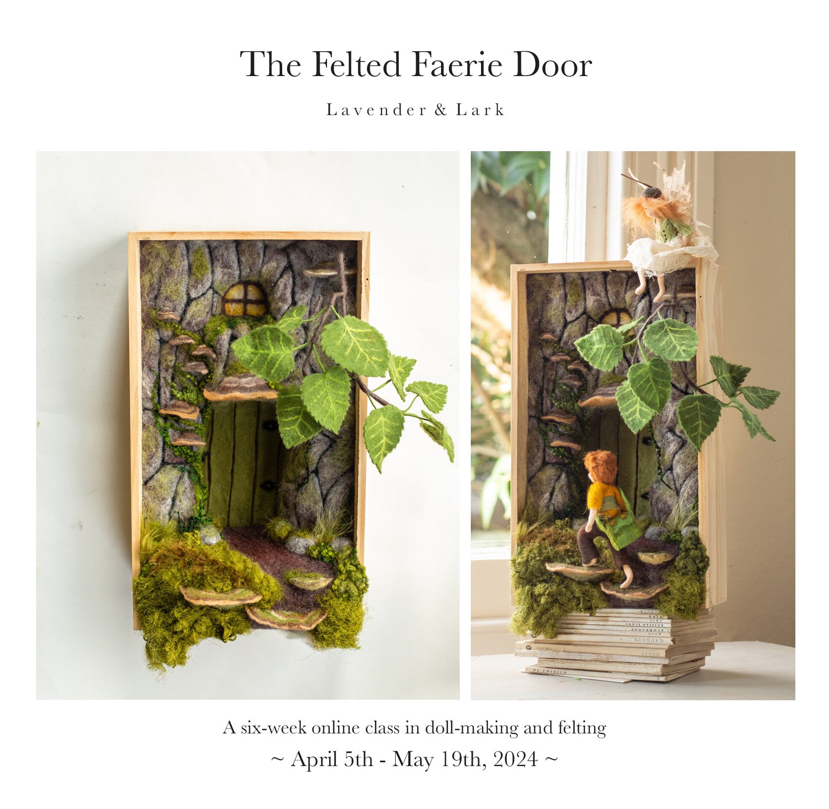 Seasonal Faerie Door — Lavender & Lark