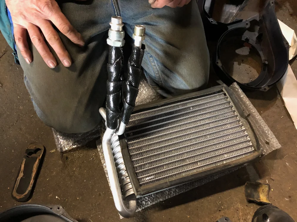 Converting the A/C from R12 to R134a: Reassembly and Installation — Joe ...